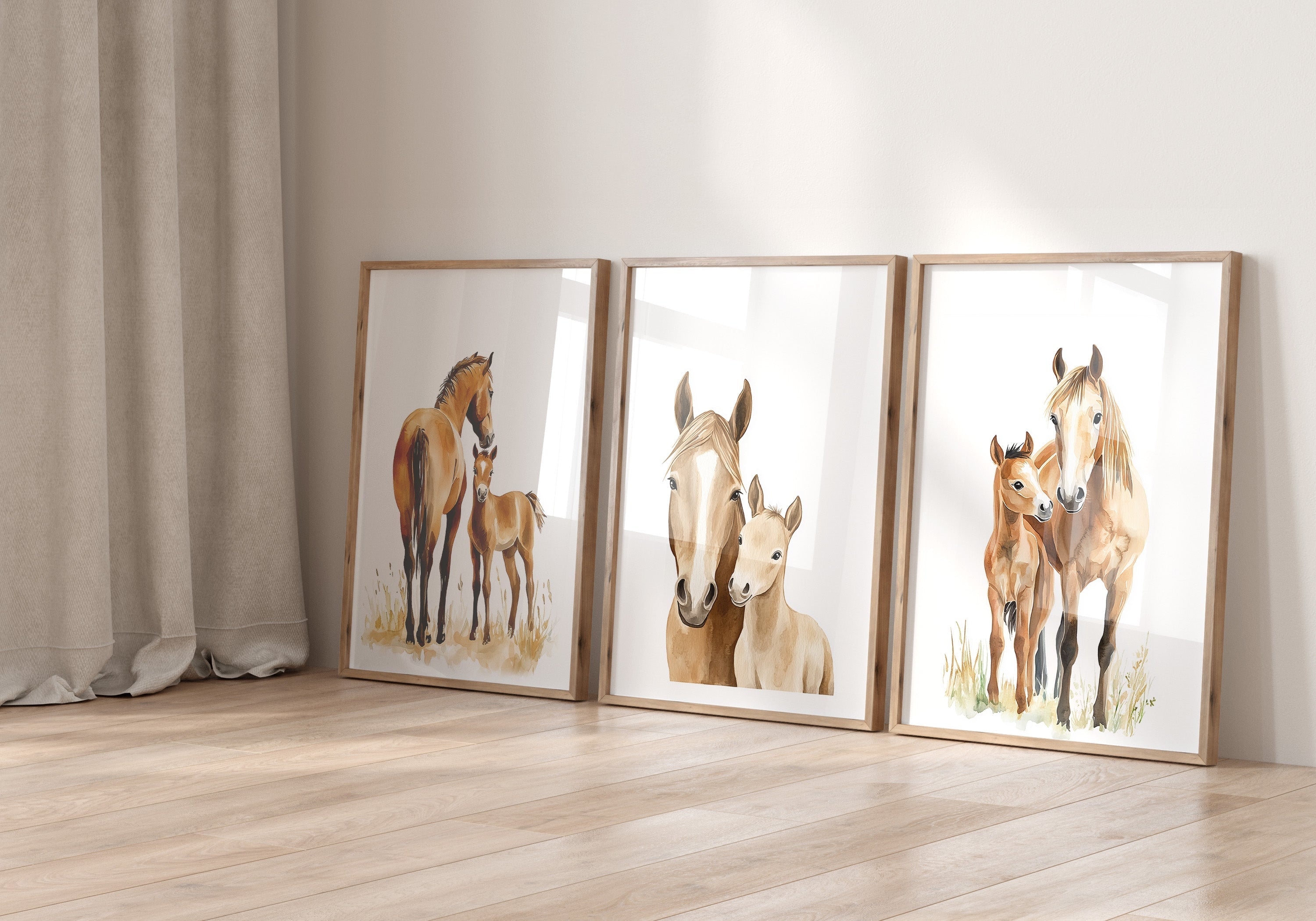 Horse & Pony Nursery Wall Art Prints | Rose Rowan Design – RoseRowanDesign